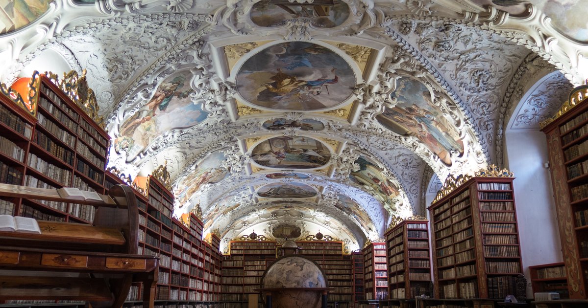 Strahov Library Prague Amazon.com: Posterazzi PPI164743S Czech